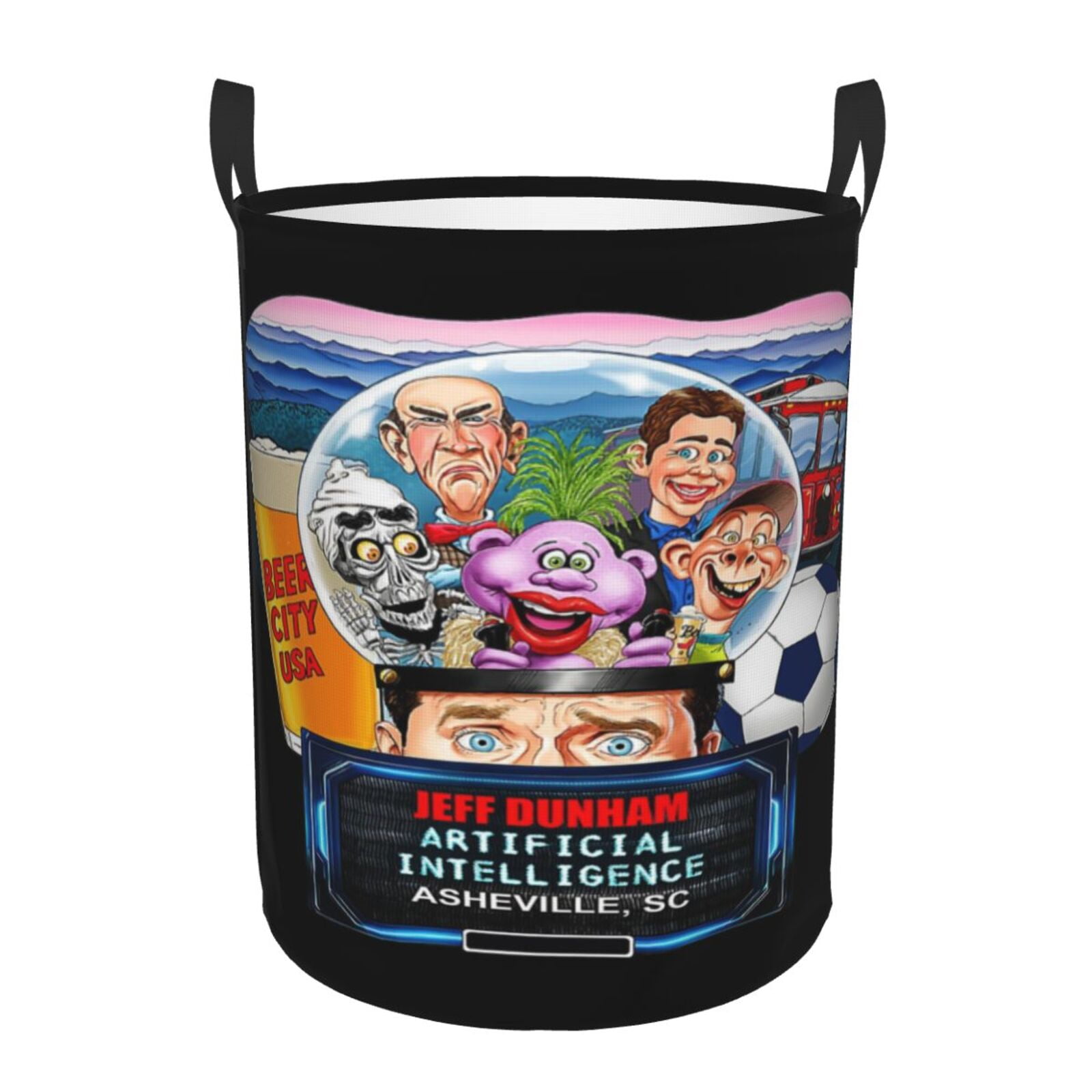 Jeff Retro Dun-Haw 3d Graphic Flame Laundry Basket Fire Flame Clothes ...
