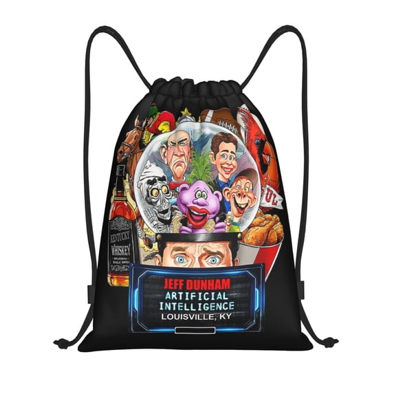 Jeff Retro Dun-Haw Drawstring Bags Unisex Drawstring Backpack 3d Print ...
