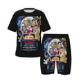 Jeff Retro Dun-Haw Pajamas Set Cartoon Shirt With Shorts Set Summer ...