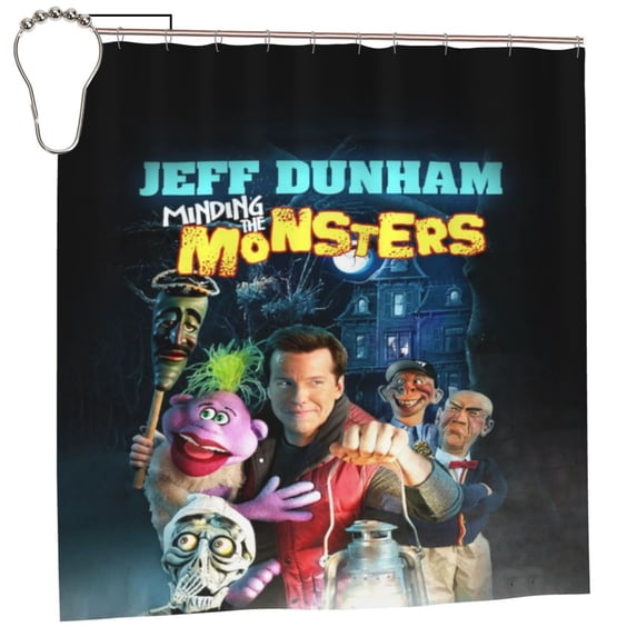 Jeff Retro Dun-Haw Shower Curtain For Kids Children Cute Shower Curtain ...