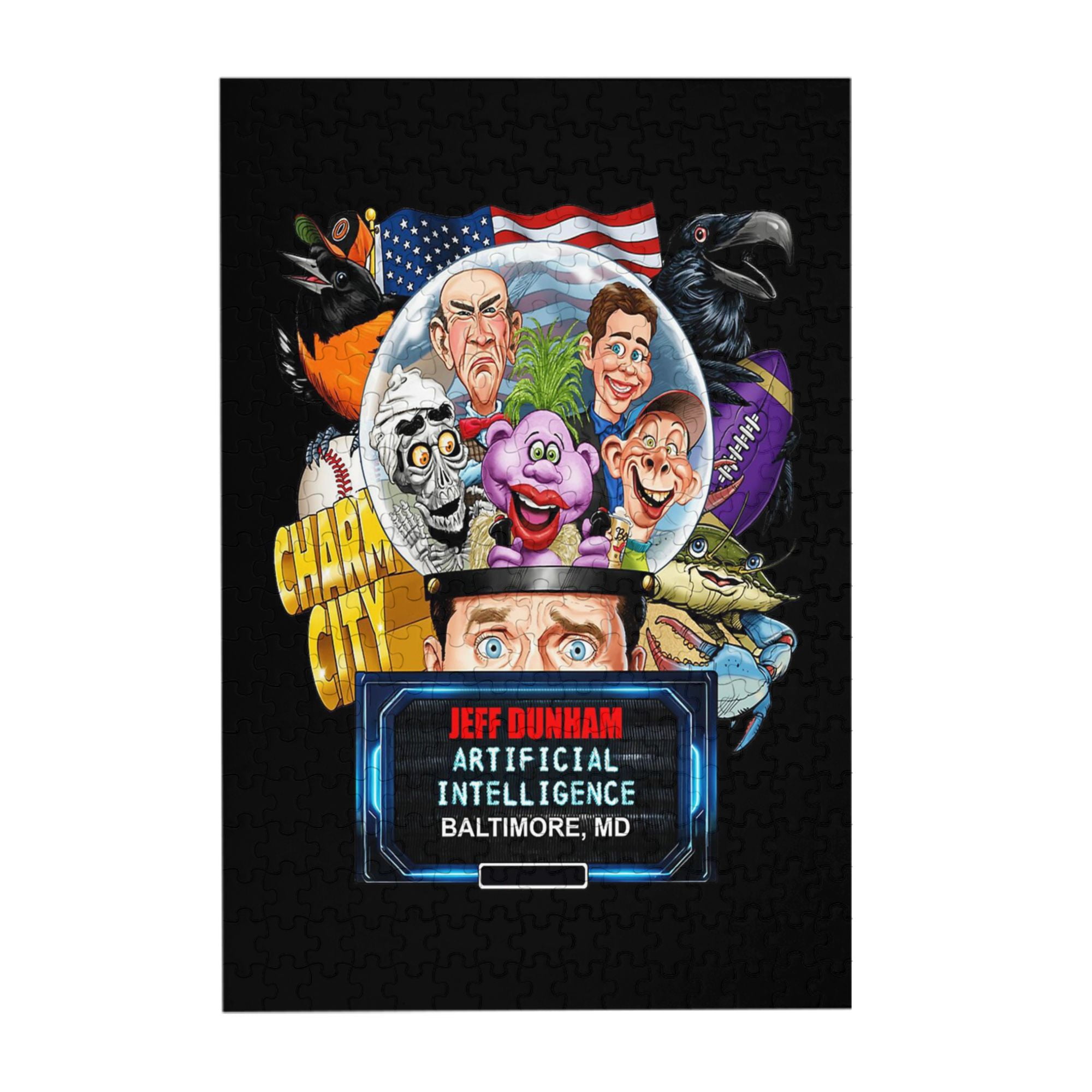 Jeff Retro Dun-Haw Wooden Jigsaw Puzzles Intellectual Puzzle For Adults ...