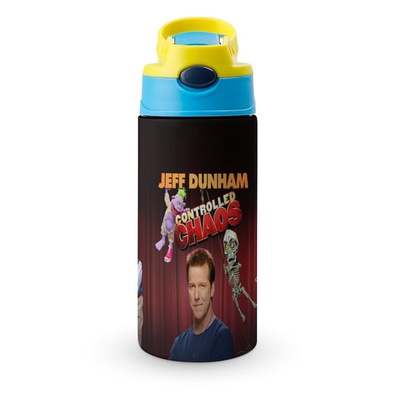 Jeff Retro Dun-haw Water Bottle with Straw Lid Vacuum Insulated ...