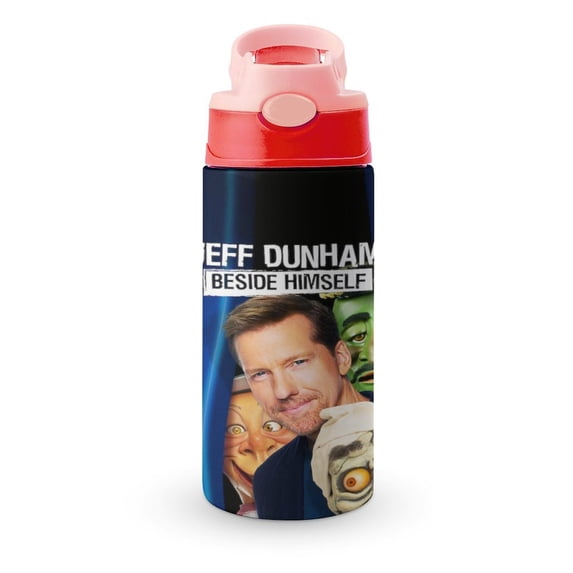 Jeff Retro Dun-haw Water Bottle with Straw Lid Vacuum Insulated ...