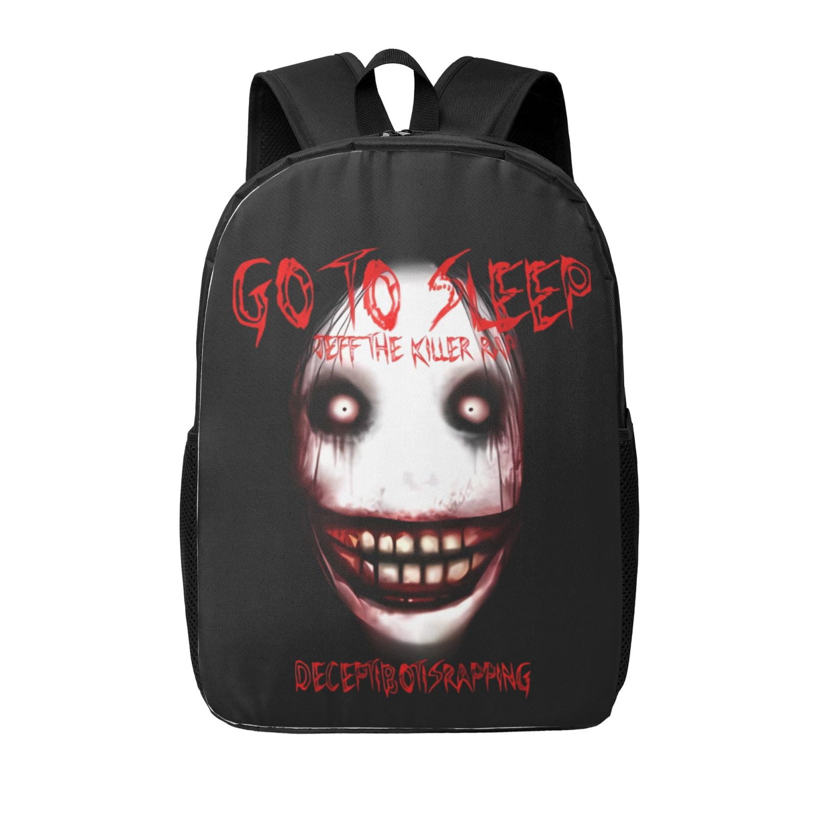 Jeff The Killer Creepypasta Backpack 17 Inch Large Capacity Casual ...