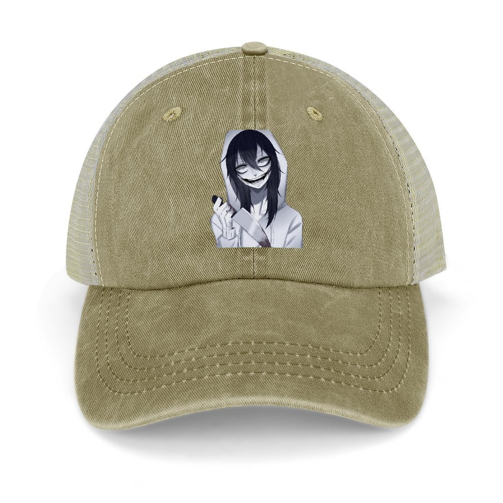 Jeff The Killer Creepypasta Hat Adjustable Unisex Denim Baseball Cap ...
