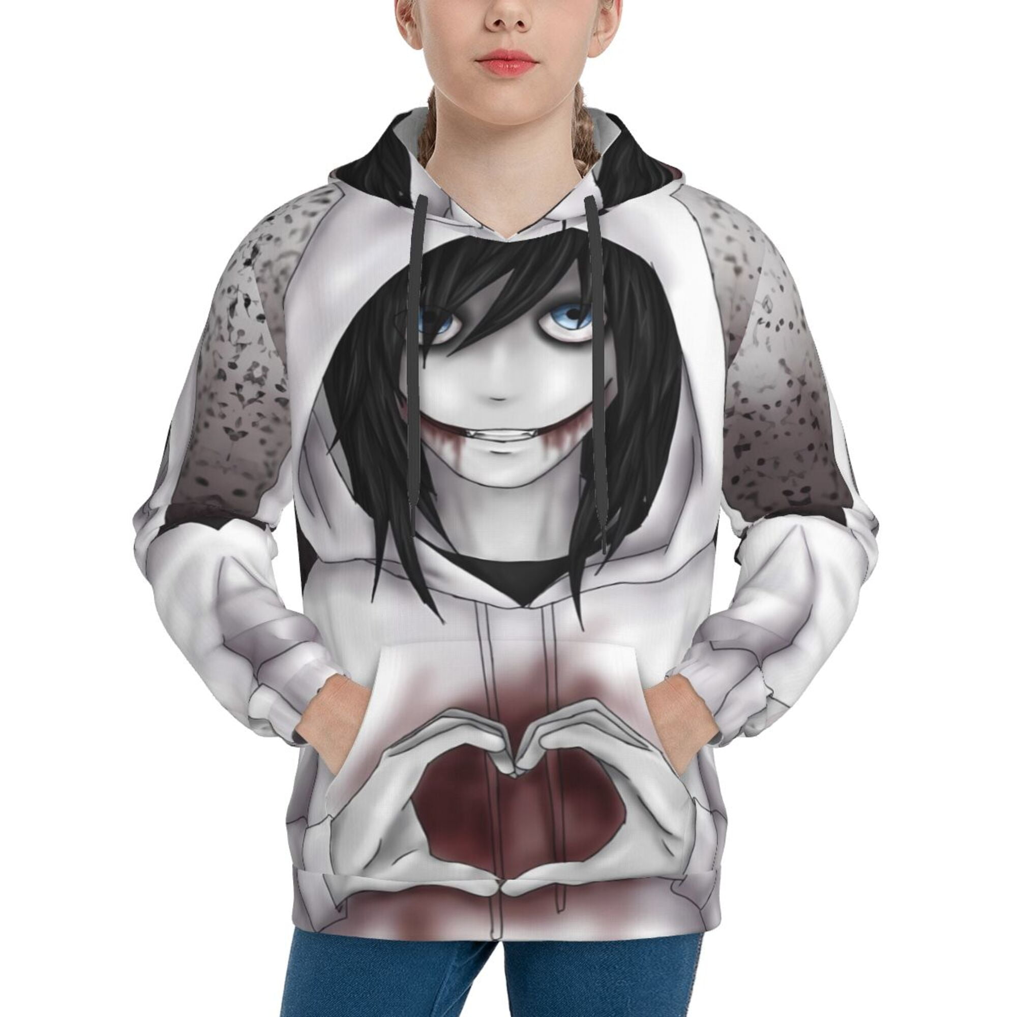 Jeff The Killer Creepypasta Kids' Hoodie 3d Print Sweatshirt Soft ...