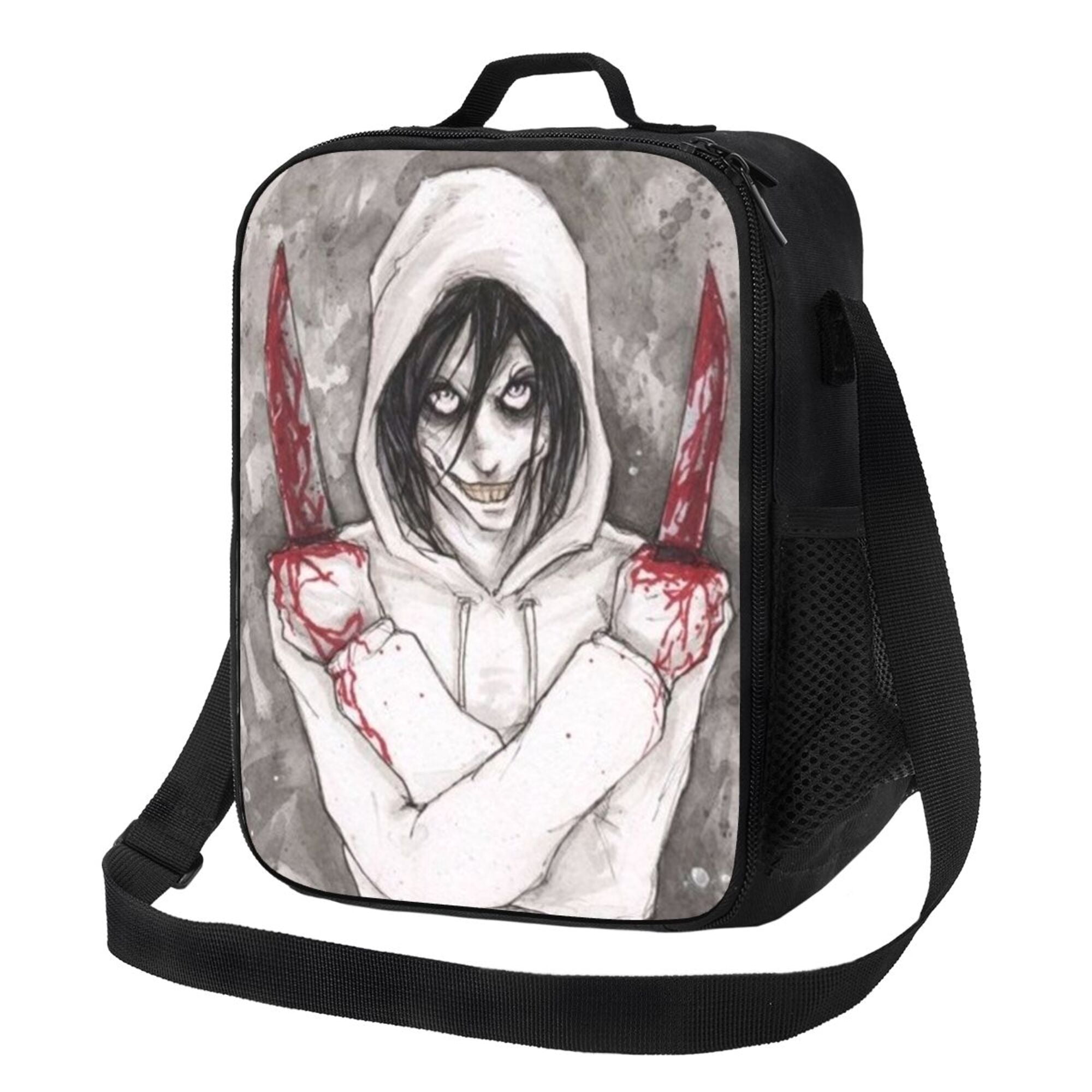 Jeff The Killer Creepypasta Lunch Bag Lunch Box Lightweight Durable ...