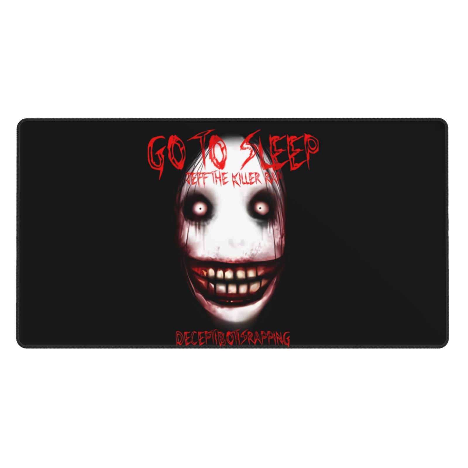 Jeff The Killer Creepypasta Mouse Pad 16x29.5 Inch Computer Keyboard ...