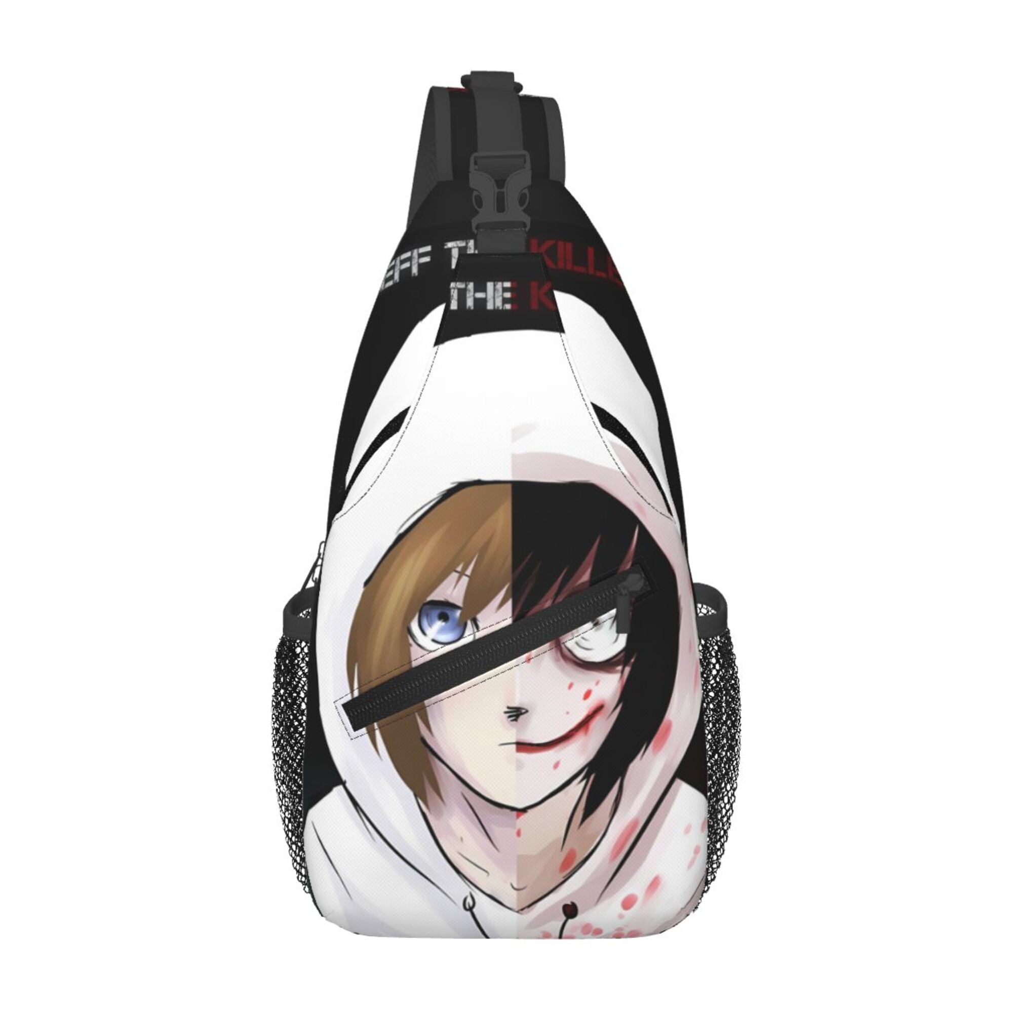 Jeff The Killer Creepypasta Sling Bag Crossbody Sling Backpack Chest ...