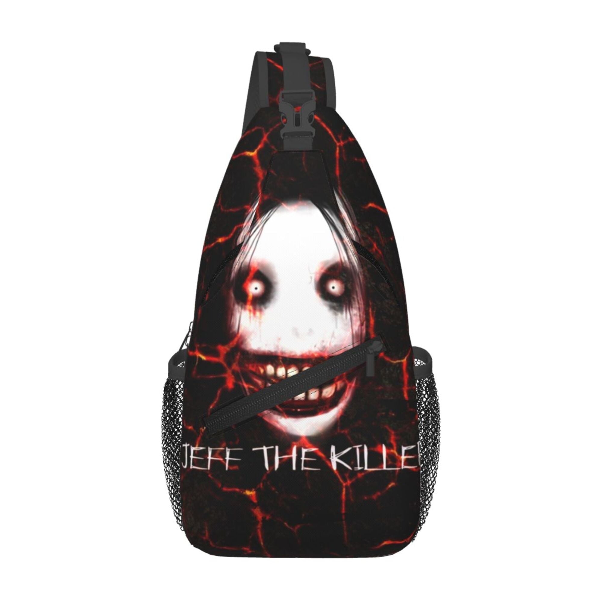 Jeff The Killer Creepypasta Sling Bag Crossbody Sling Backpack Chest ...