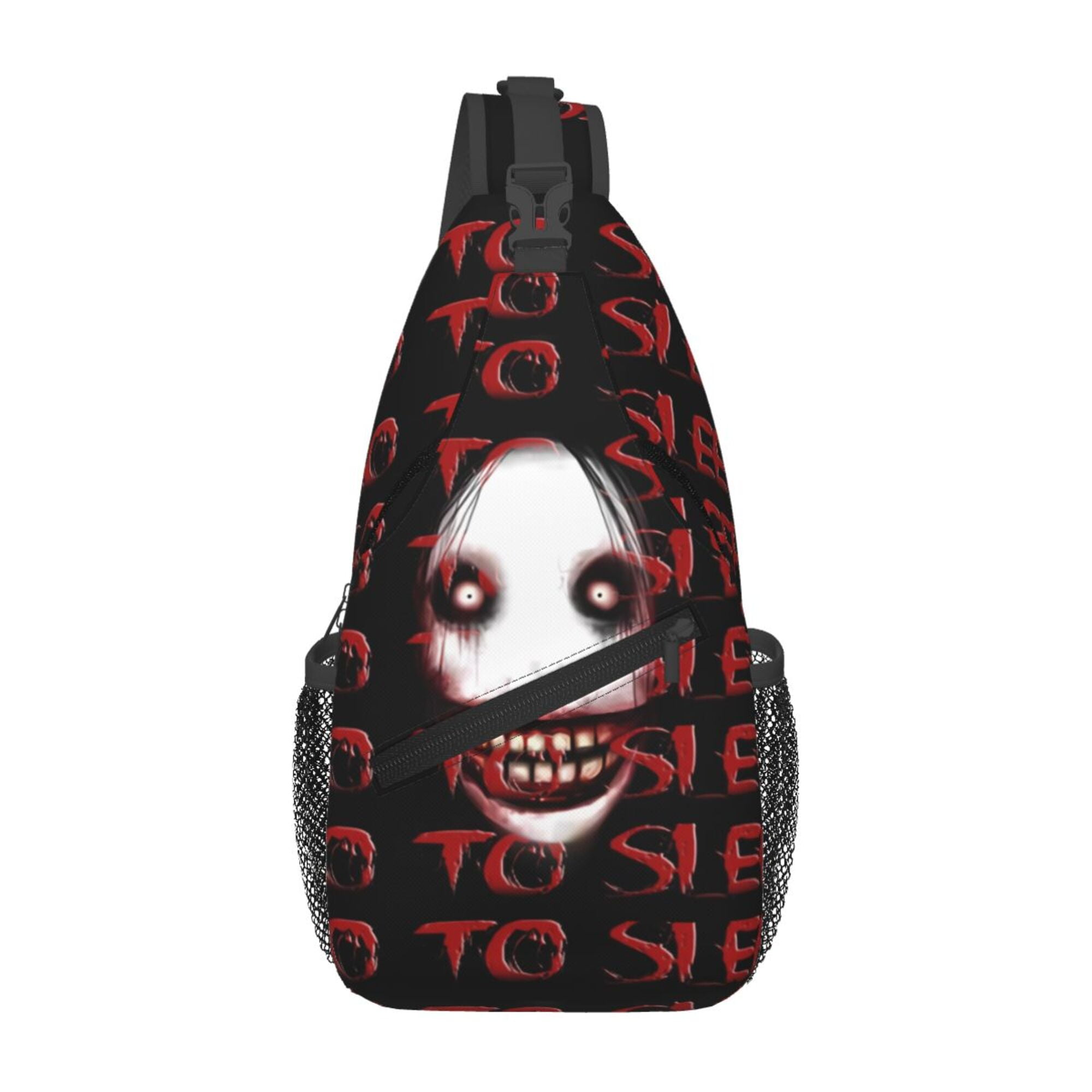 Jeff The Killer Creepypasta Sling Bag Crossbody Sling Backpack Chest ...