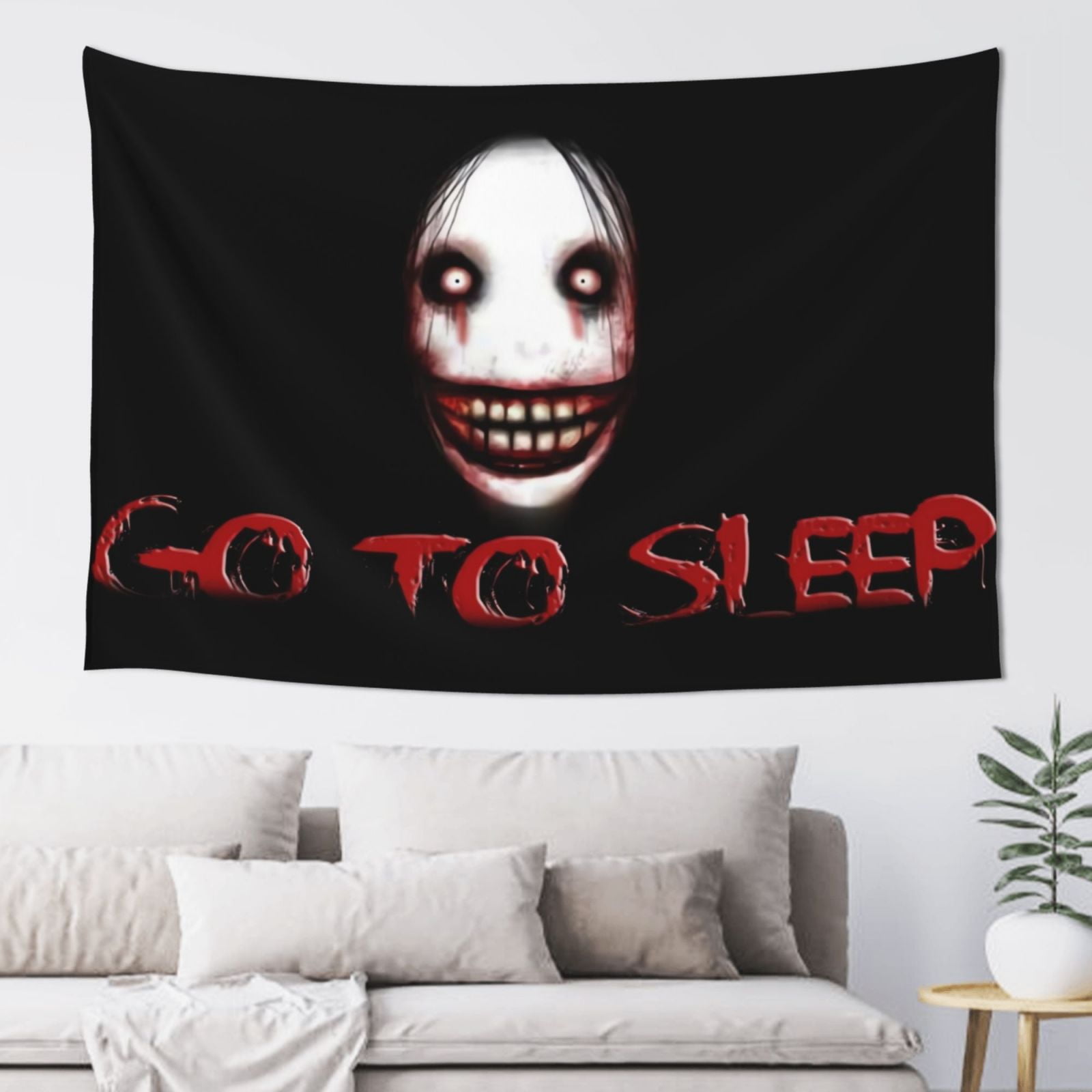 Jeff The Killer Creepypasta Tapestry Wall Hanging Home Decoration Wall ...