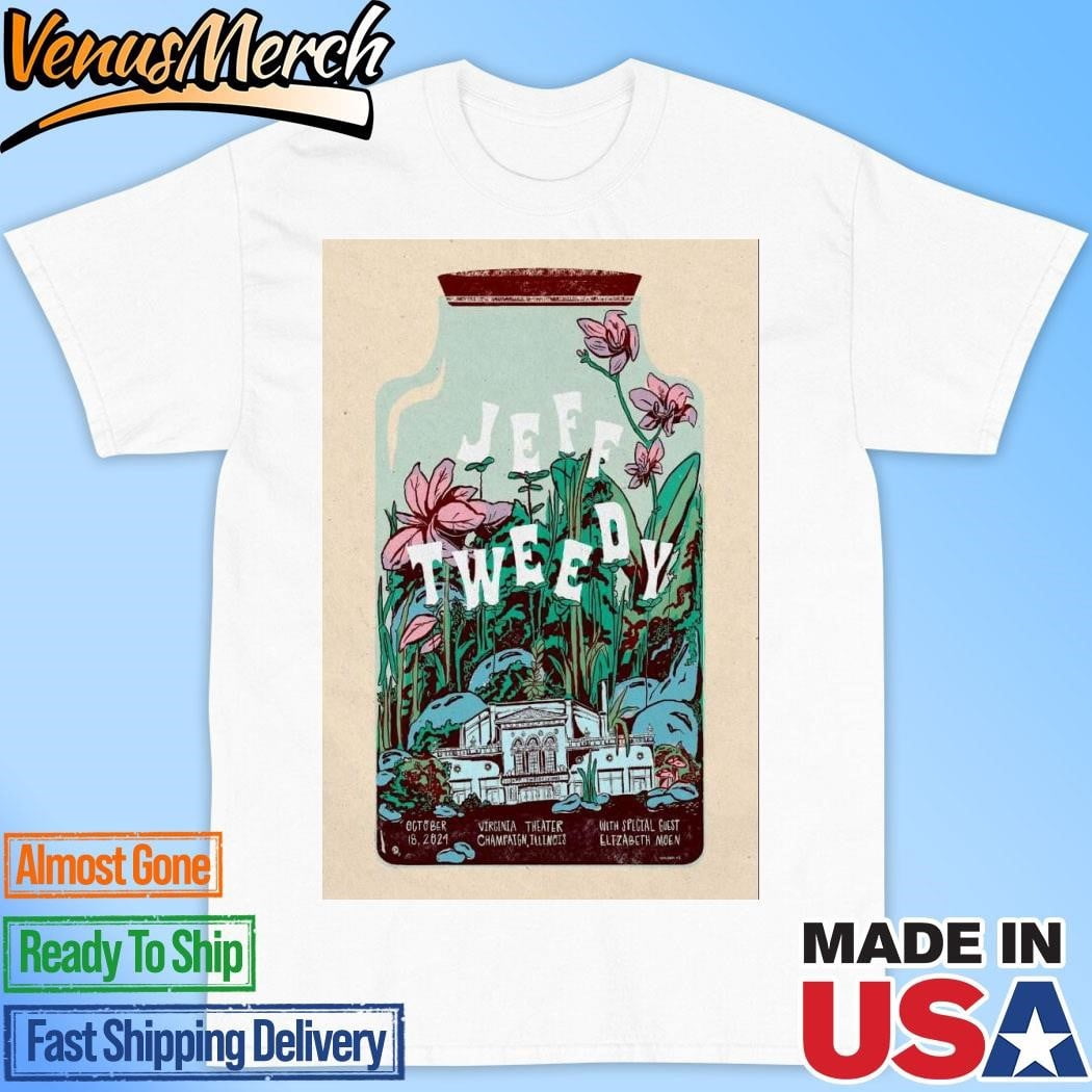 Jeff Tweedy Tour Champaign Il 2024 Poster Shirt - Walmart.com