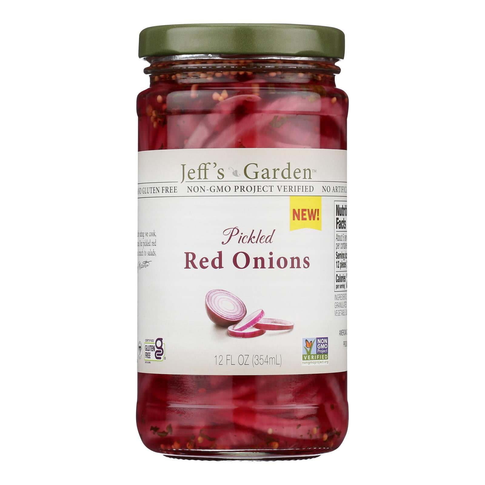 Jeff's Garden - Onions Pickled Red - Case of 6-12 FZ - Walmart.com