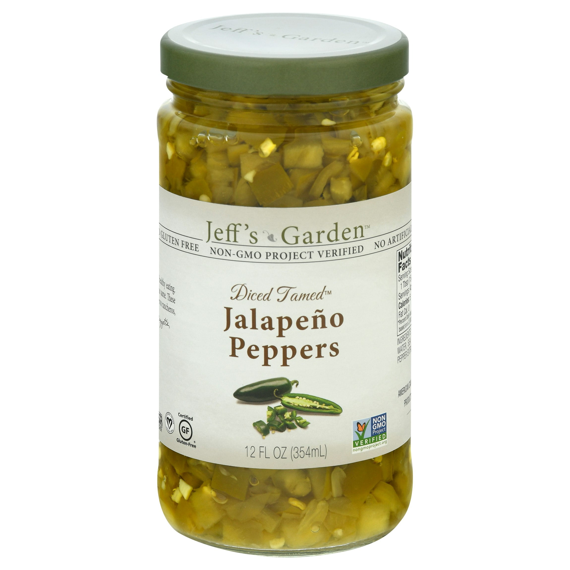 (Pack Of 12) Jeff'S Garden Tamed Diced Jalapeno Pepper 12 Oz - Walmart.com