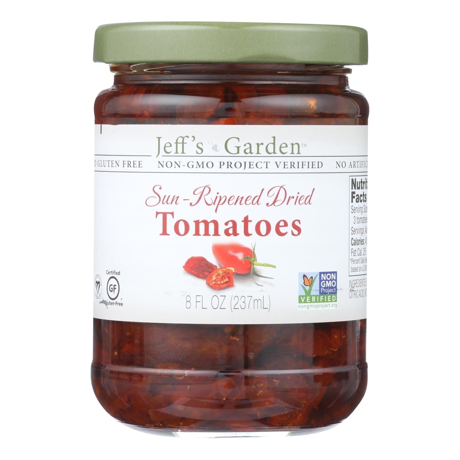 Jeff's Naturals Sun-Ripened Dried Tomatoes 8 fl oz Pack of 4 - Walmart.com