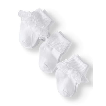 Jefferies Socks Little Dressy Girls' Princess Lace Trim Ruffle TuTu ...