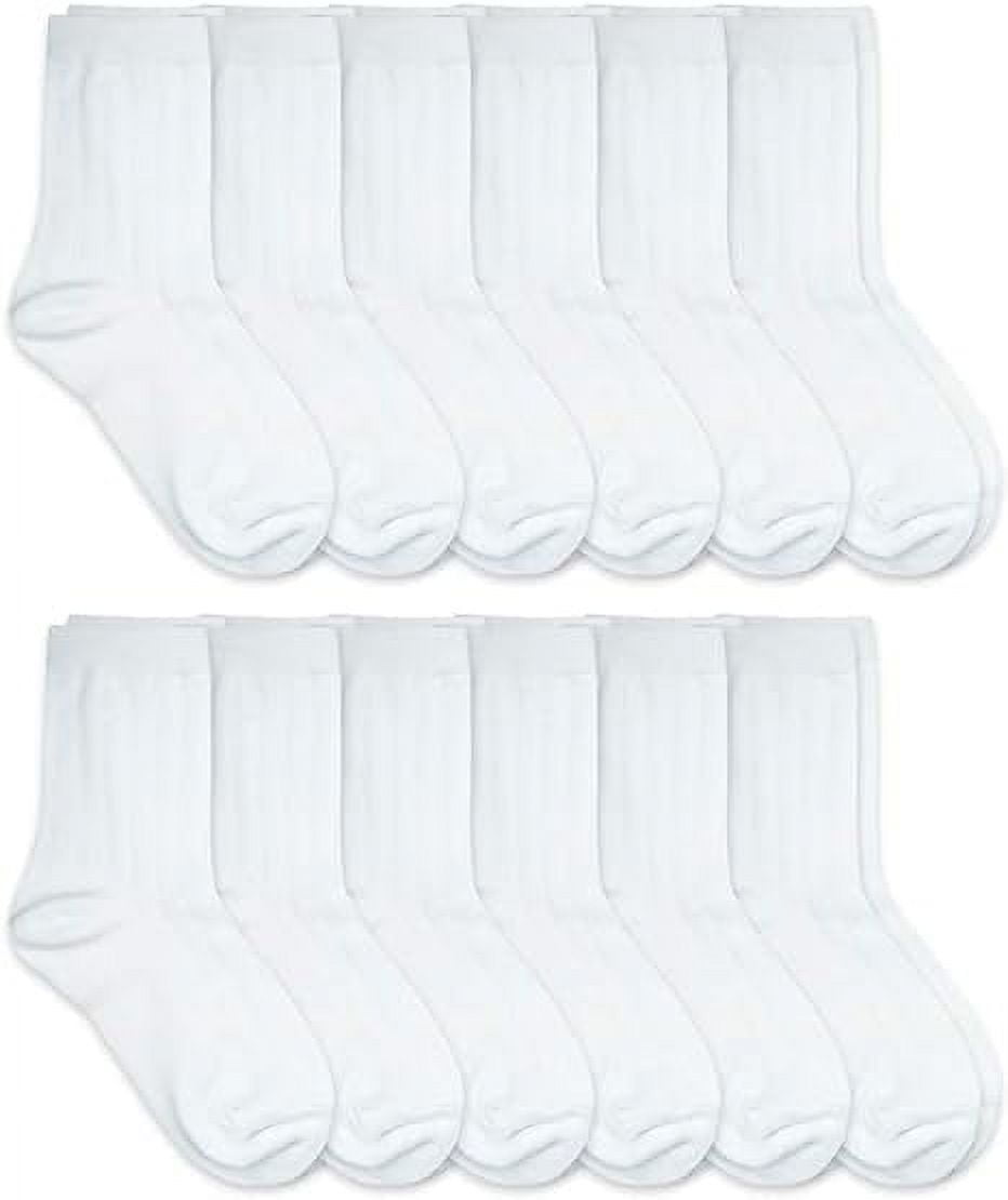 Jefferies Socks Boys Rib Dress School Uniform Crew Socks 12 Pair Pack ...