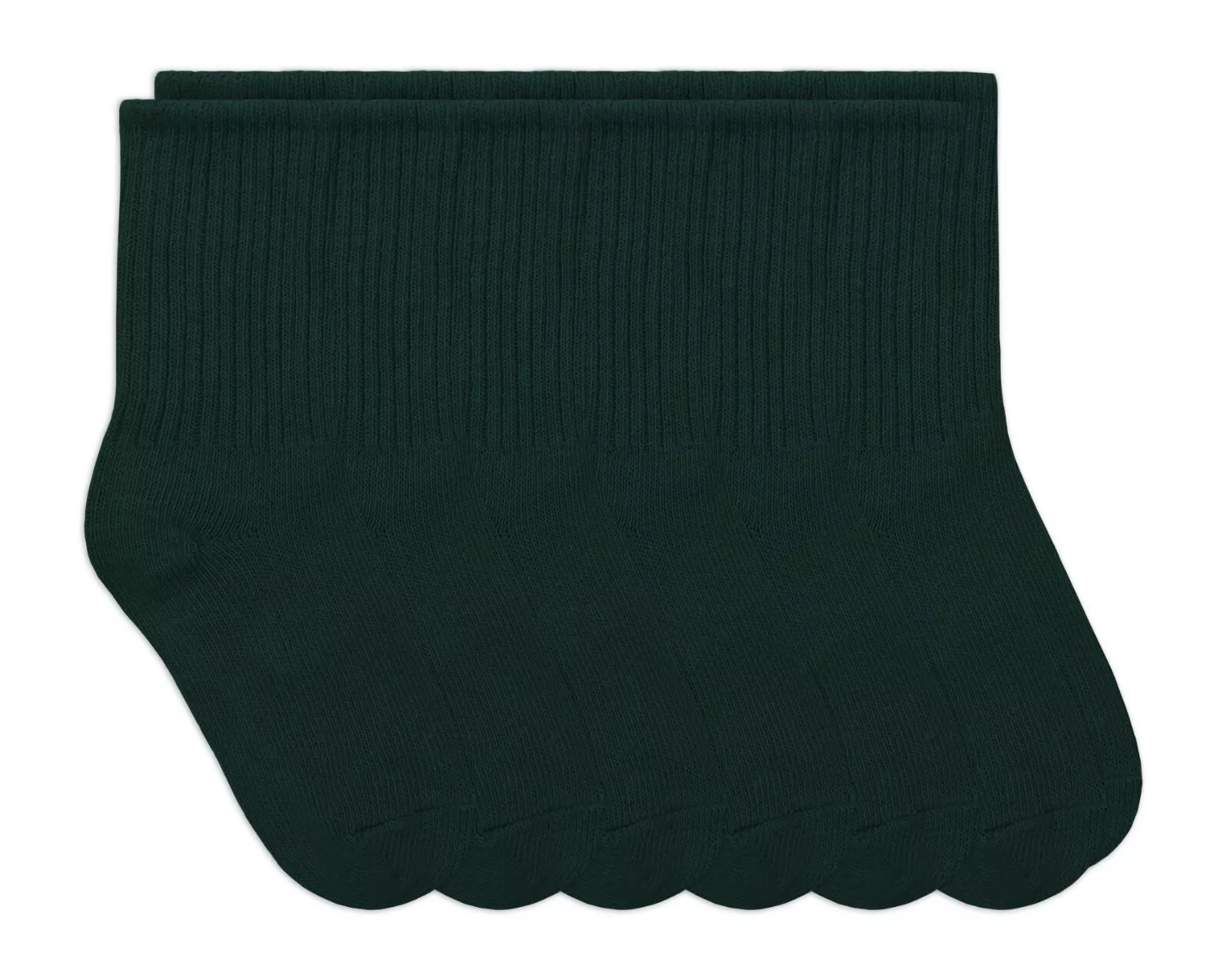 Jefferies Socks Girl's Boy's Cotton Ribbed School Uniform Dress Crew ...