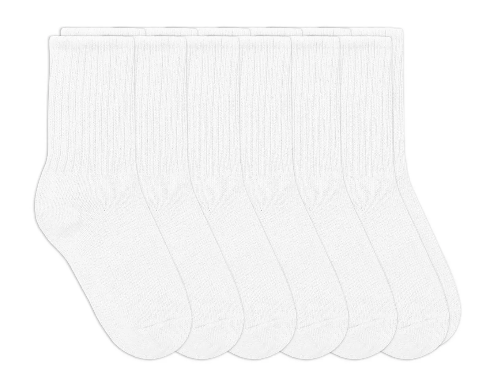 Jefferies Socks Girl's Boy's Cotton Ribbed School Uniform Dress Crew ...