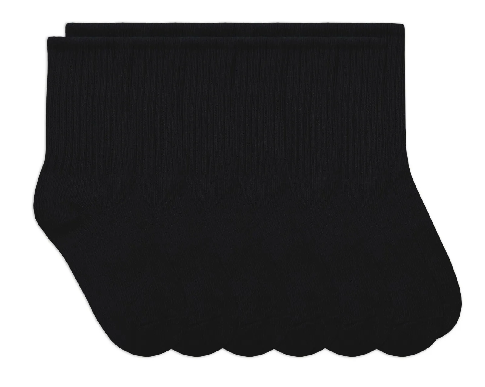 Jefferies Socks Girl's Boy's Cotton Ribbed School Uniform Dress Crew ...