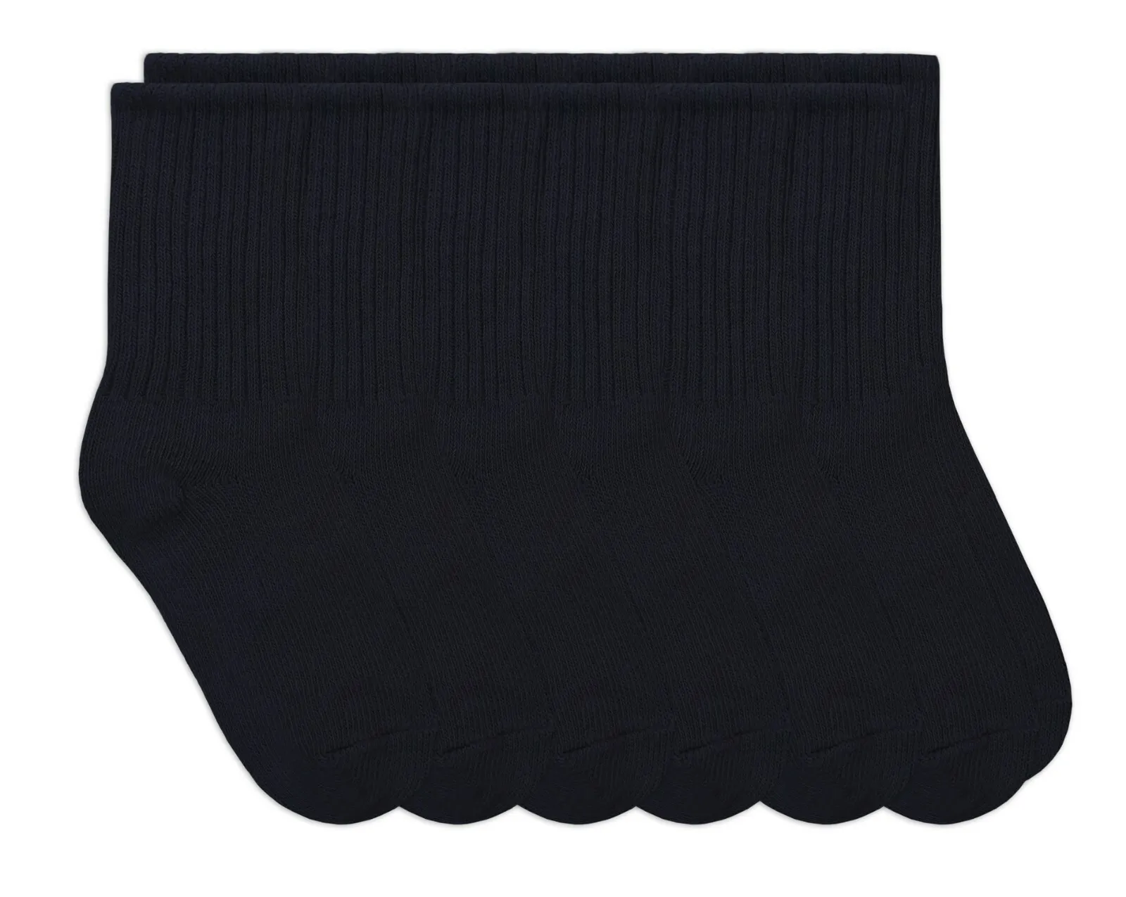 Jefferies Socks Girl's Boy's Cotton Ribbed School Uniform Dress Crew ...