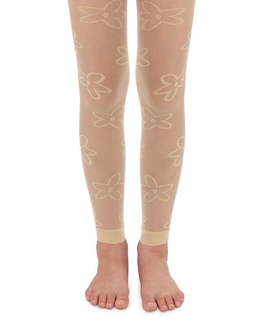 Jefferies Socks Girl's Daisy Footless Tights 1 Pair Pack - Walmart.com
