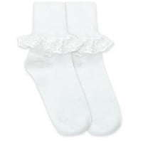 Jefferies Socks Little Dressy Girls' Princess Lace Trim Ruffle TuTu ...