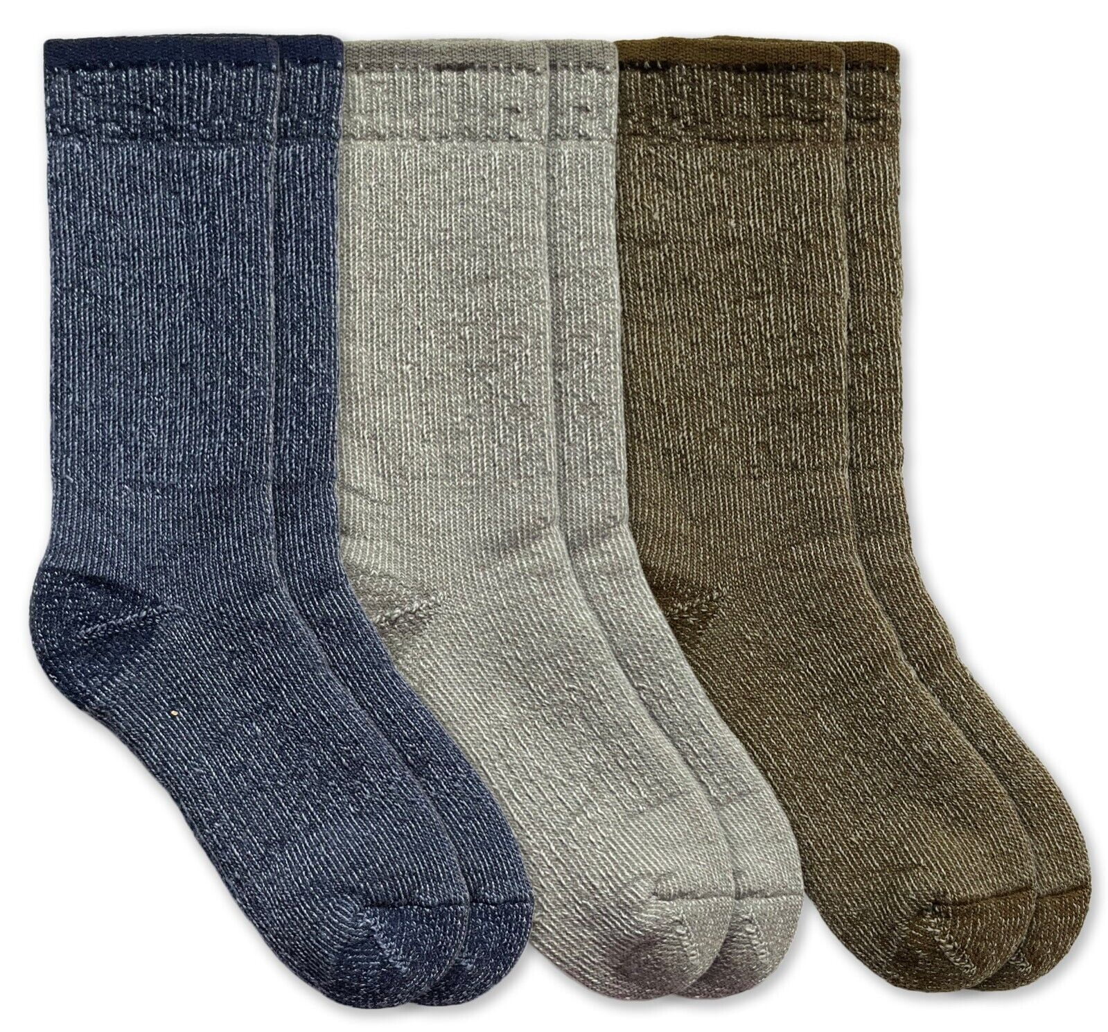 Jefferies Socks Kids Thermal Insulated, Winter Long Warm Toe, Boys ...