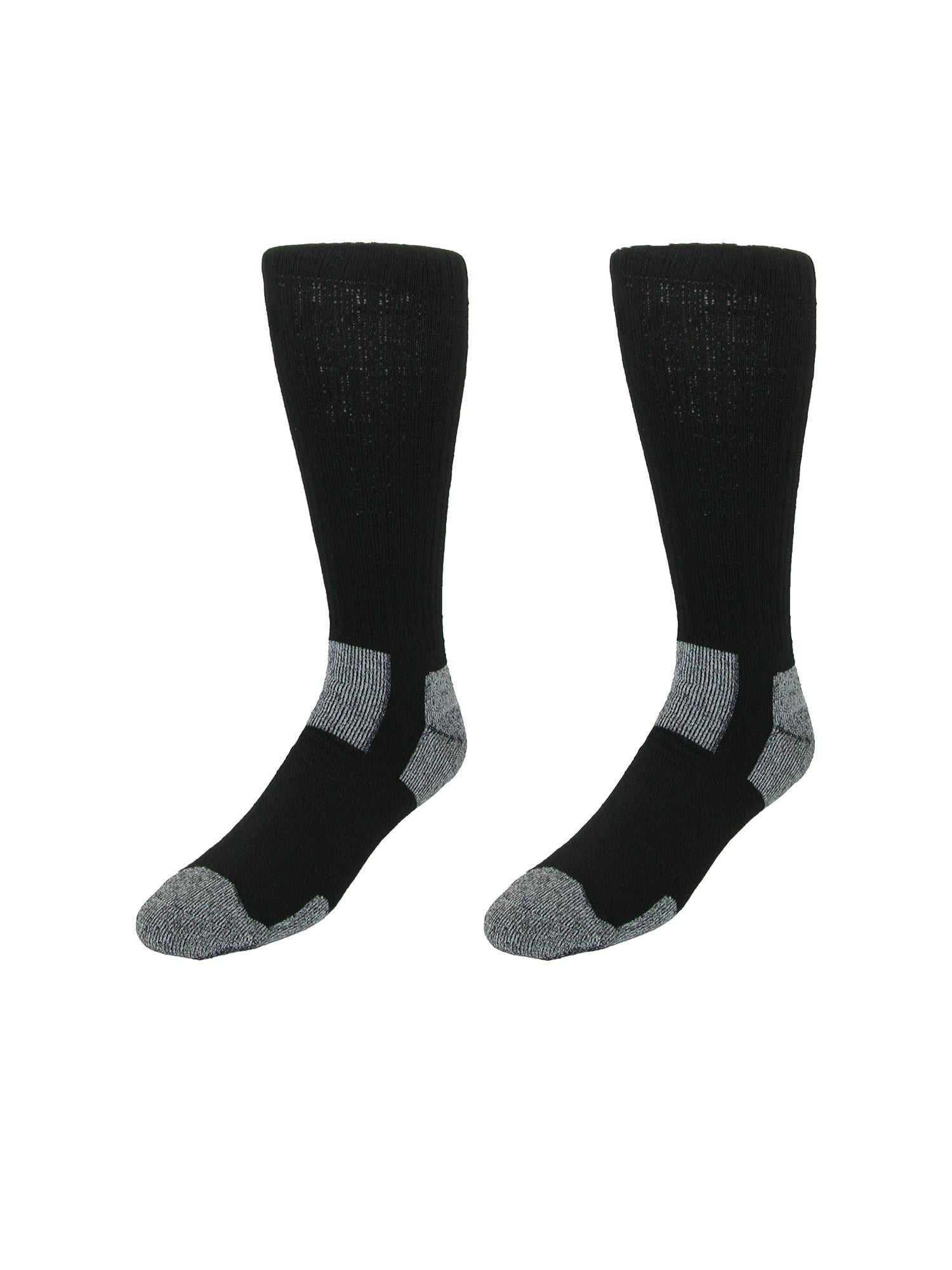 Jefferies Socks Steel Toe Boot Work Socks (2 Pair Pack) (Men's ...