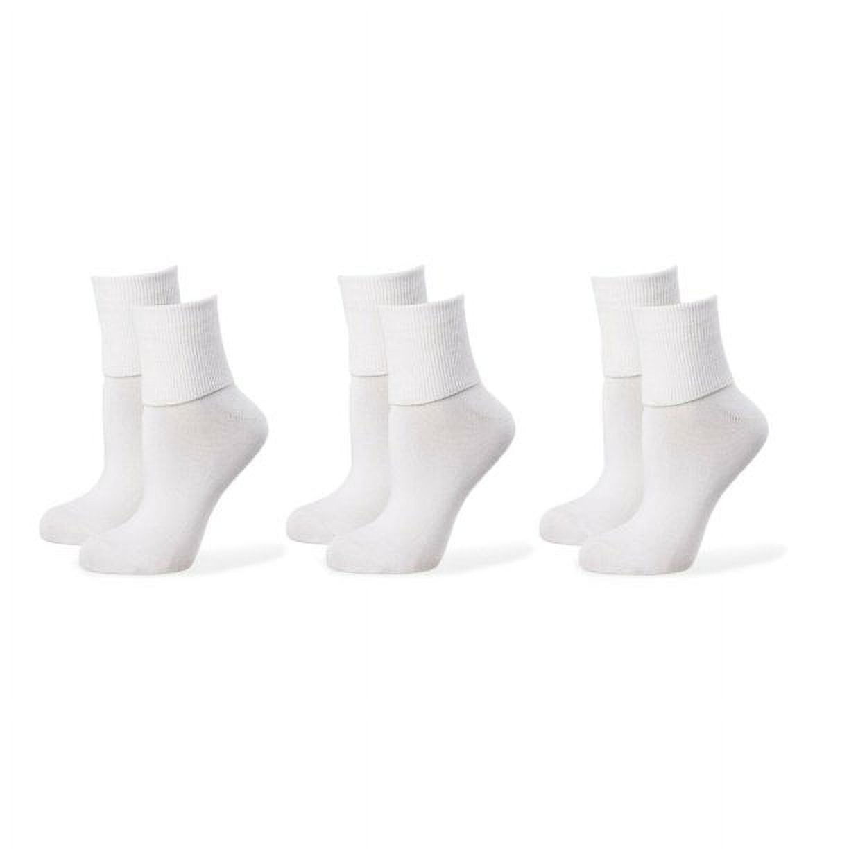 Jefferies Socks Womens Socks, Smooth Seamless Turn Cuff Dress Work ...