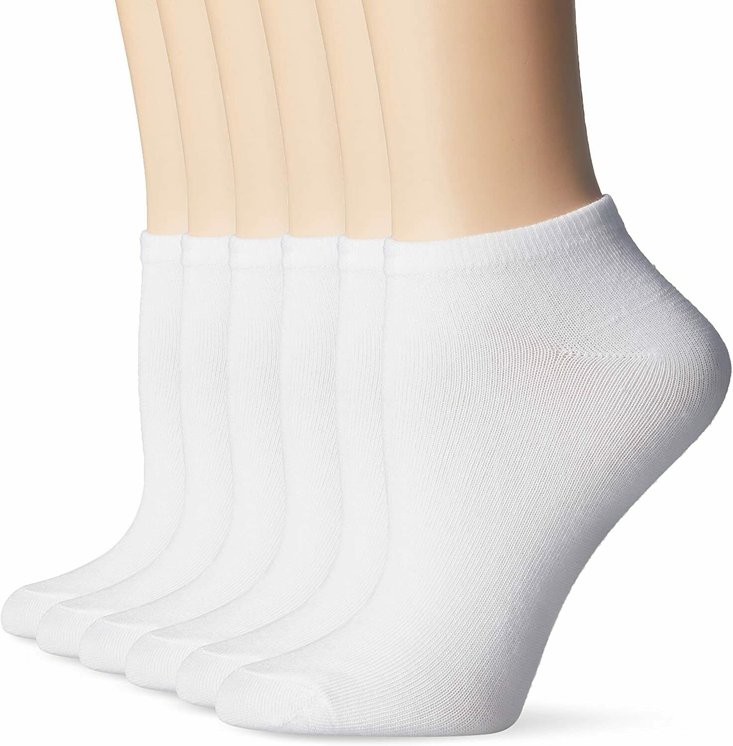 Fruit of the Loom Women's CoolZone Cotton Lightweight No Show Socks, 6 ...