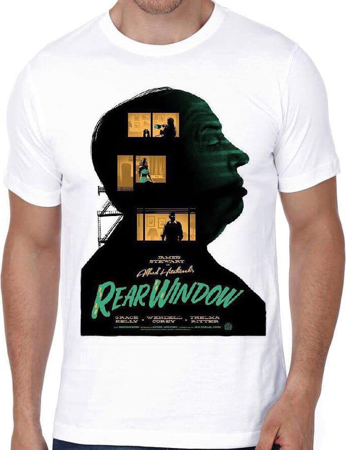 Jefferies Tee Rear Window James Stewart Grace Kelly Wendell Corey ...