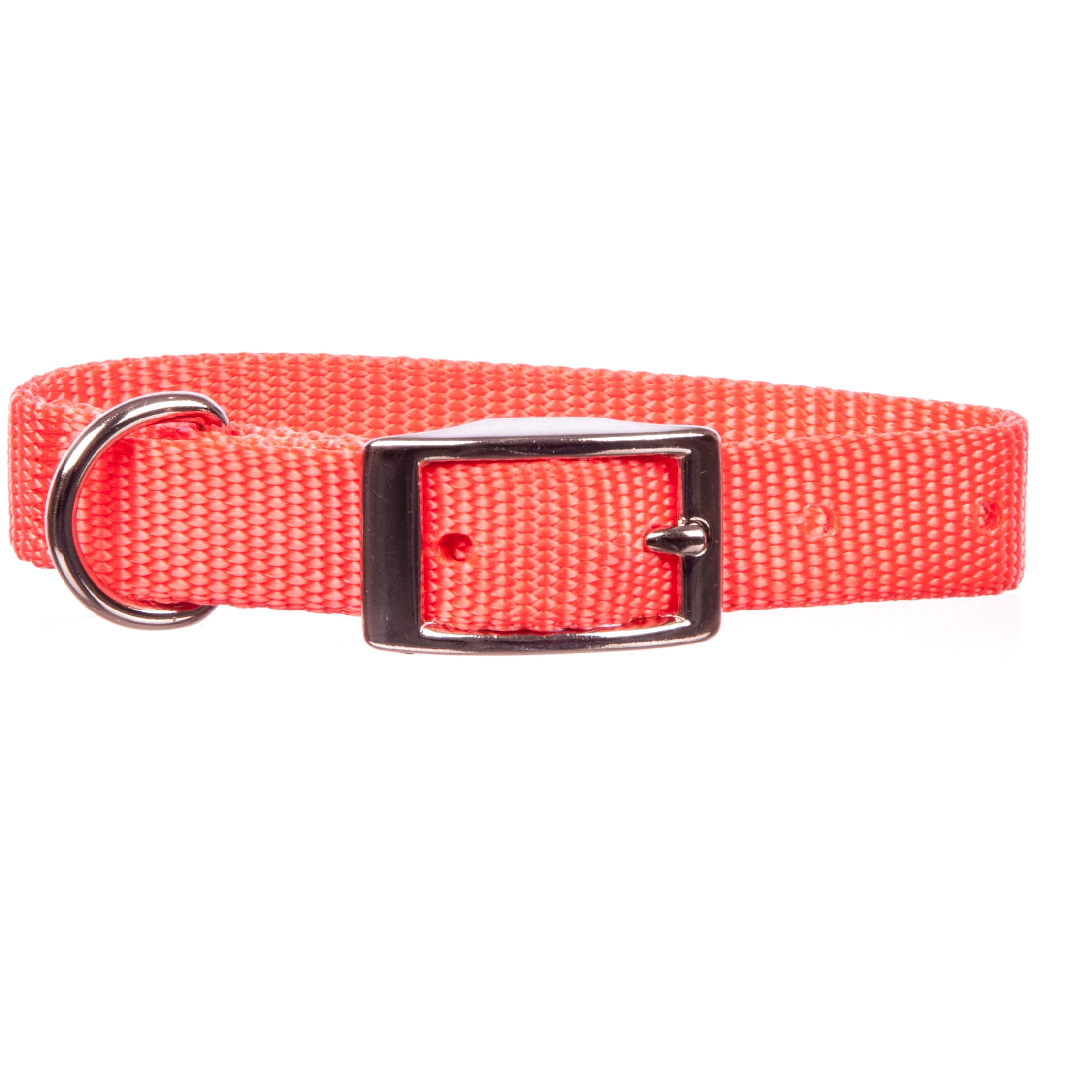 Jeffers Pet Solid Nylon Dog Collars, Orange, 5/8"W x 18"L – Adjustable ...
