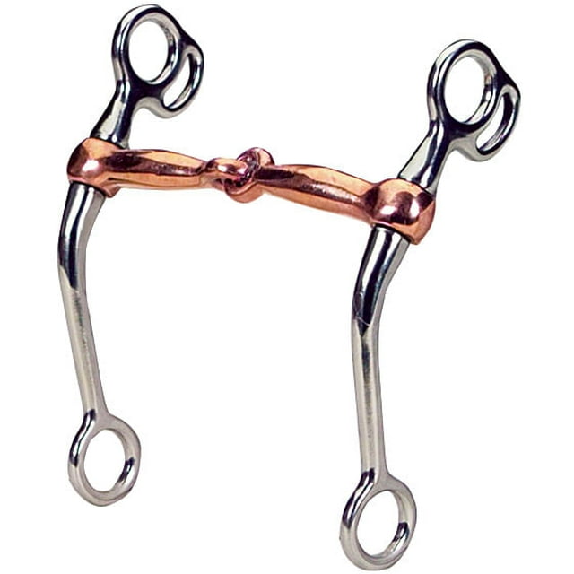 Jeffers Copper Snaffle Mouth Training Horse Bit - Walmart.com