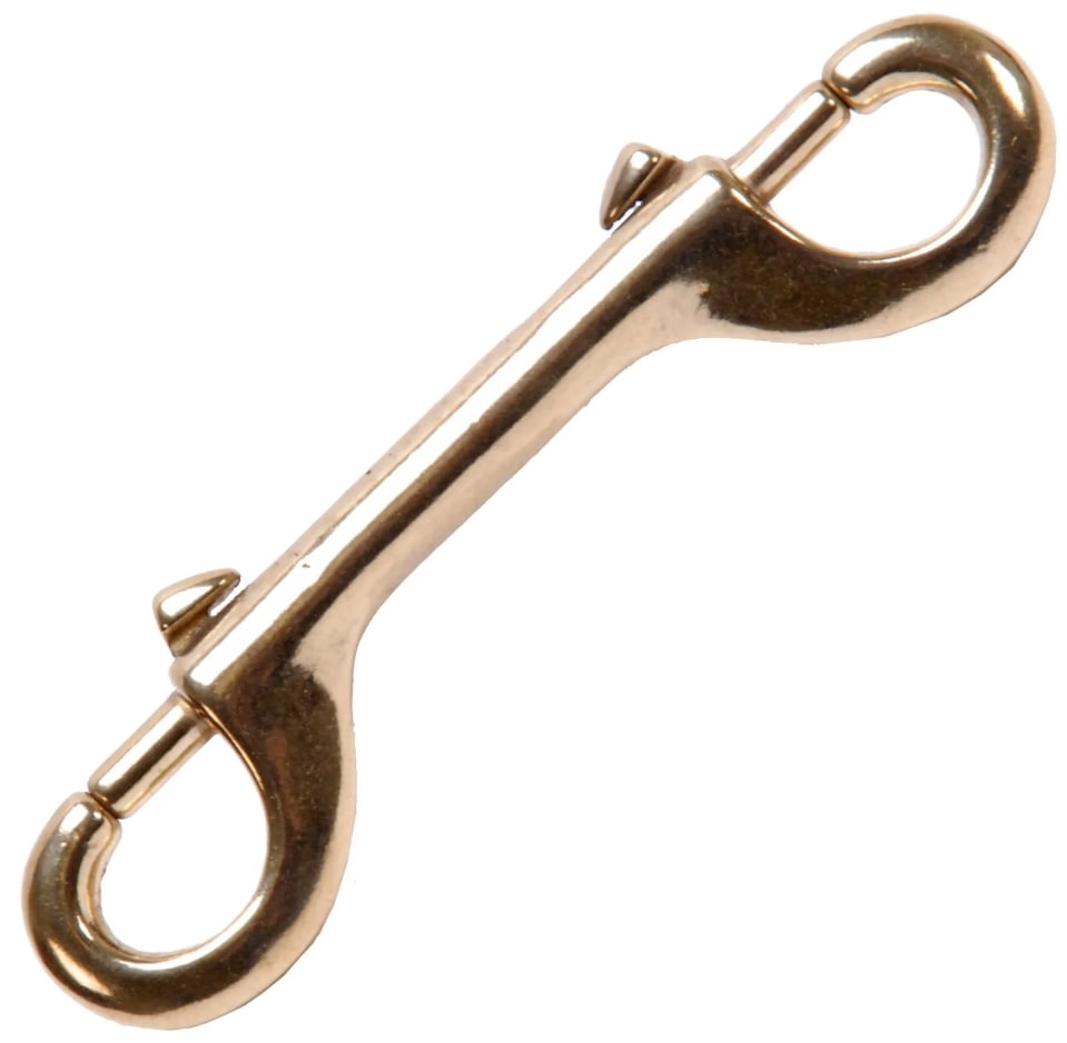 Jeffers Double End Bolt Snaps - 4.75 inch, Solid Brass - Walmart.com