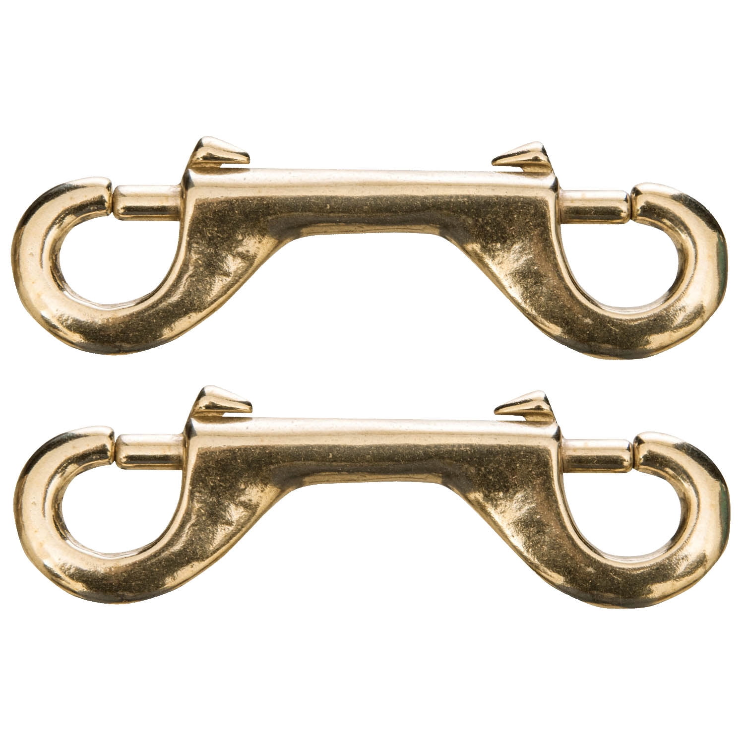 Jeffers Double Ended Bolt Snaps 4", Solid Brass Metal Snap Hooks for ...