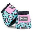 Jeffers Equine Ballistic Bell Boots - Party Cheetah, Medium, No Turn ...