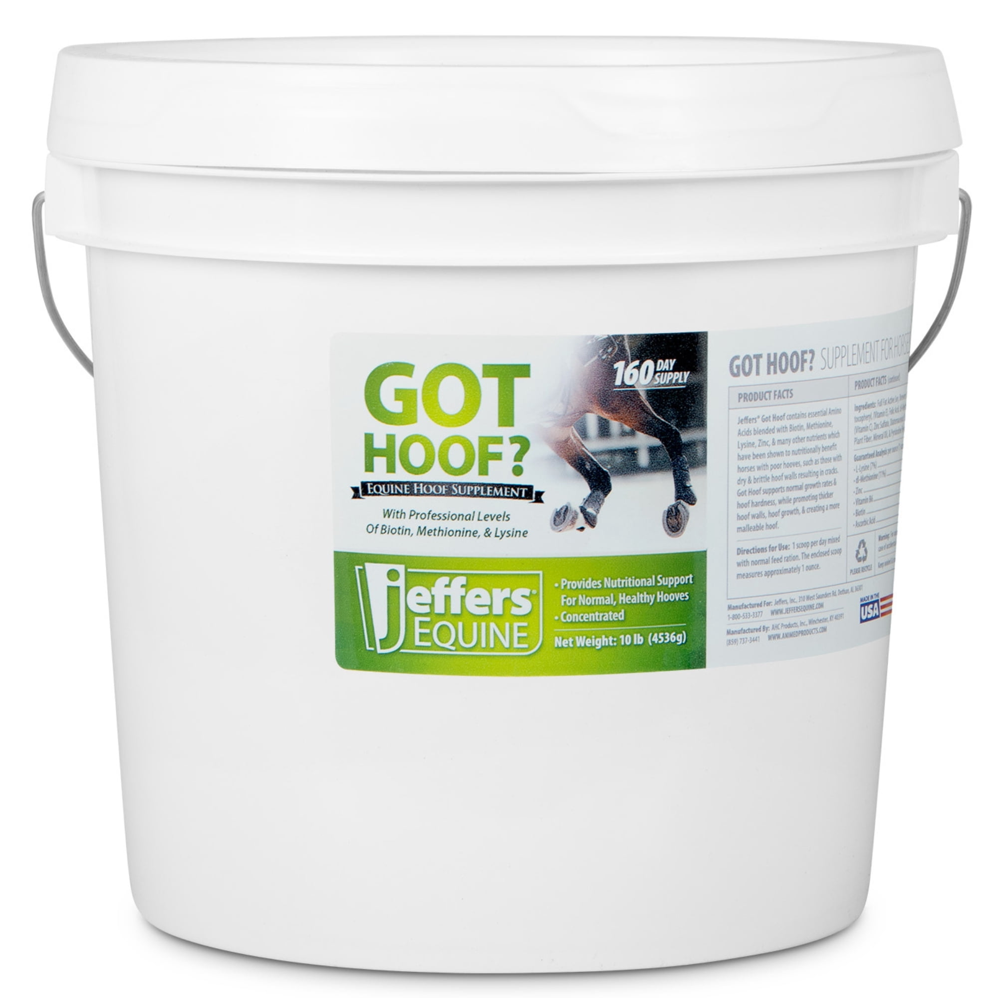 Jeffers Equine "Got Hoof?" Concentrated Horse Powder Hoof Supplement ...