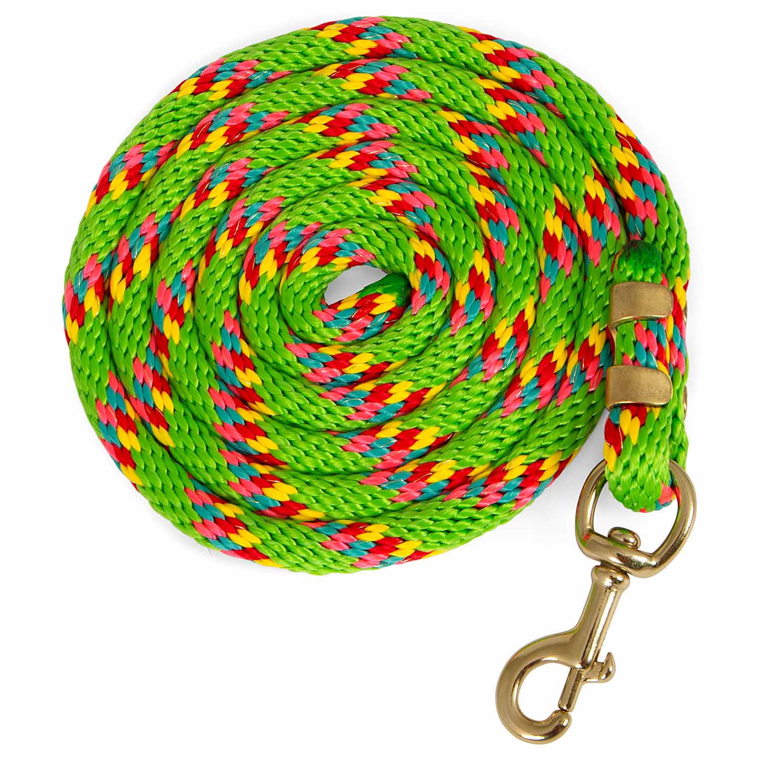 Jeffers Equine Nylon Horse Lead Rope with Brass Snap, 5/8 x 8"- Light ...