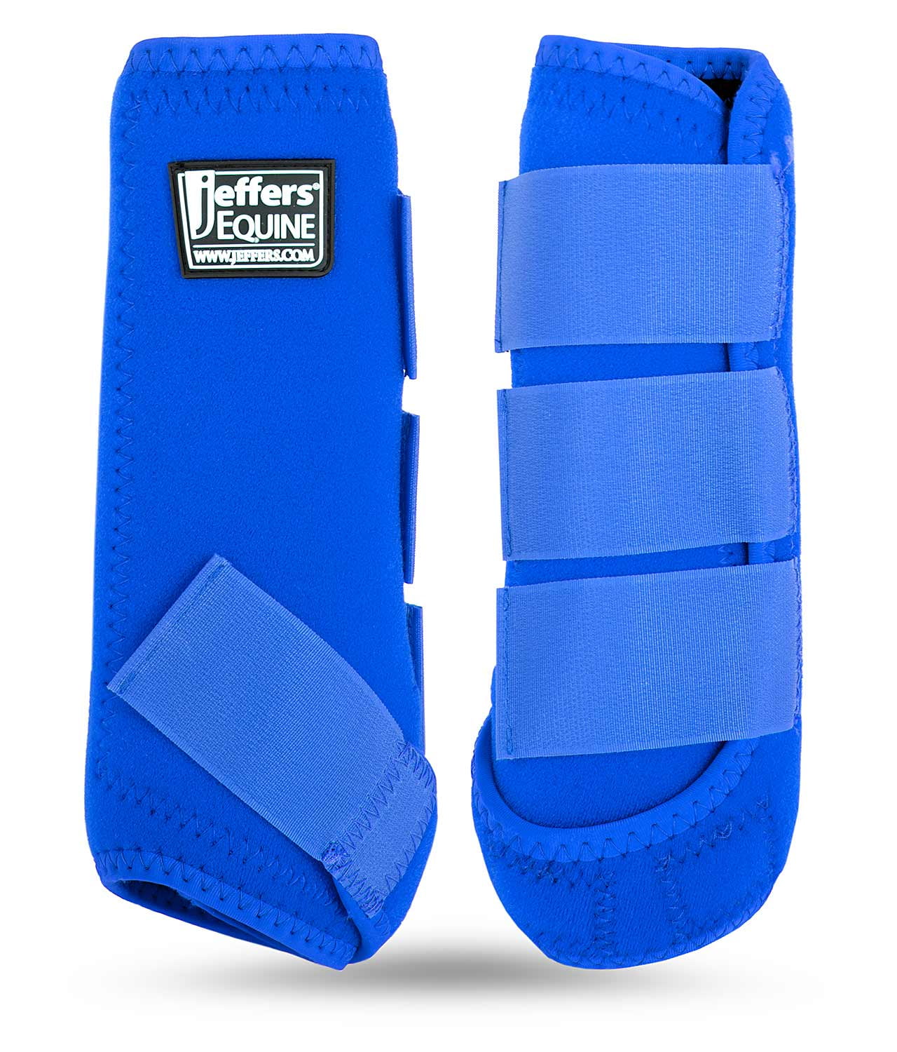 Jeffers Equine Protective Horse Boots 1 Pair Blue - Safe Neoprene Leg Guards & Comfortable Fit ...