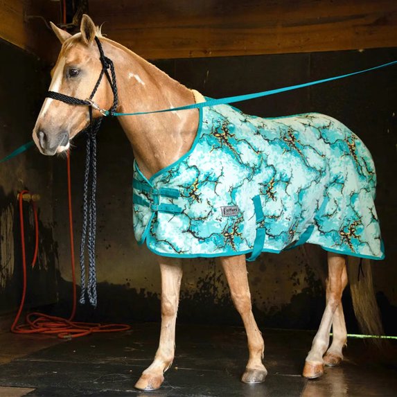 Jeffers Standard Neck Fleece Horse Cooler, 72", Moisture Absorbent ...