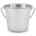 Jeffers Stainless Steel Flat Sided Pail, Multi-Purpose Utility Bucket ...