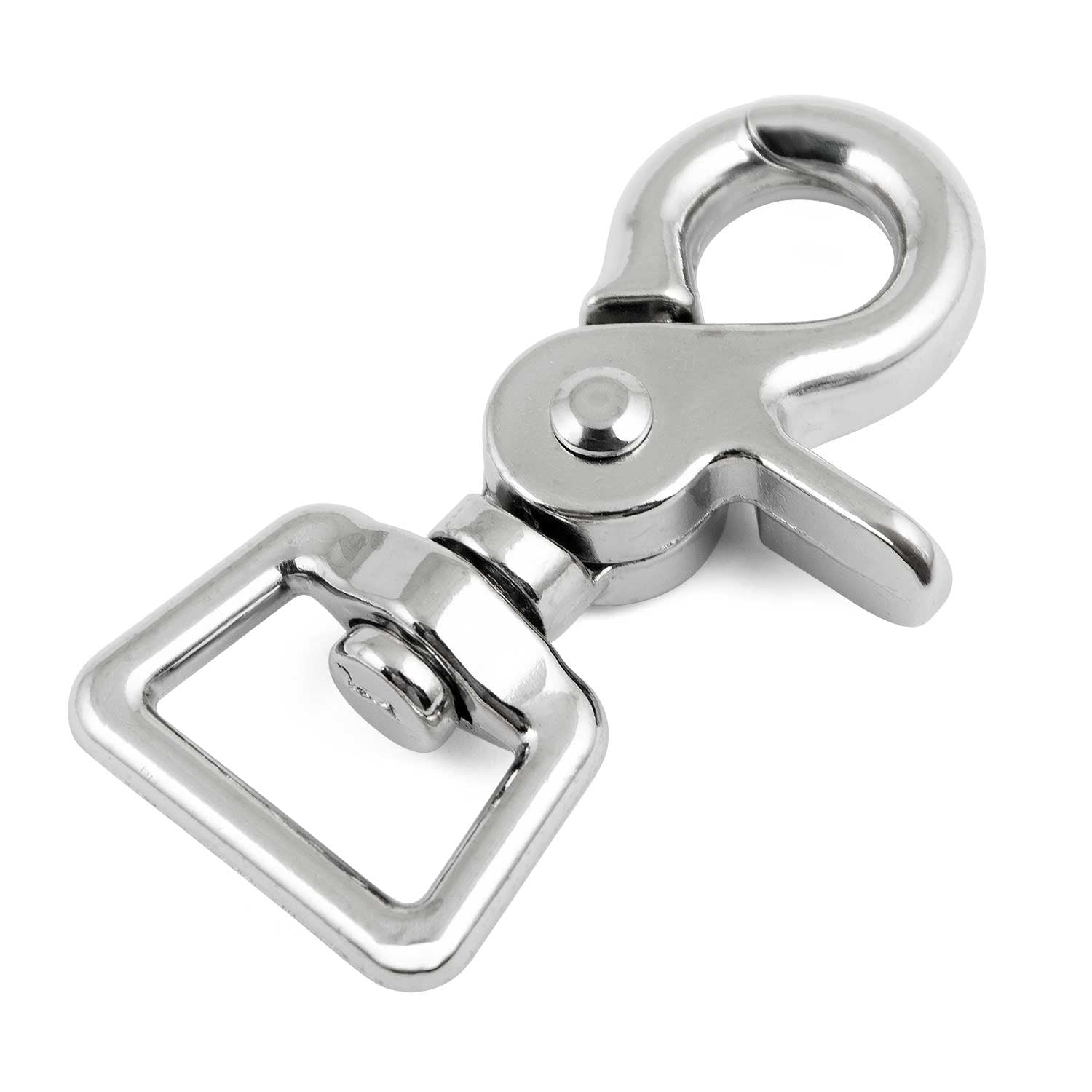 Jeffers Trigger Snap Clip 2.5" with Swivel Square Eye – Nickel Plated ...