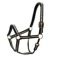 Jeffers Padded Halter with Snap | Black/Tan - Walmart.com