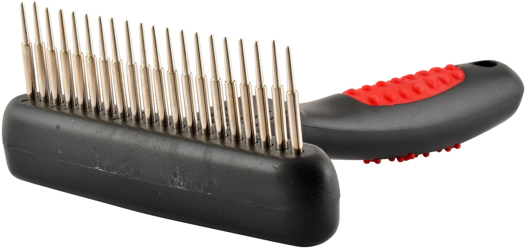 Jeffers Pet Magic Spring Comb Undercoat Rake, Black & Red, 20 Long Pins ...