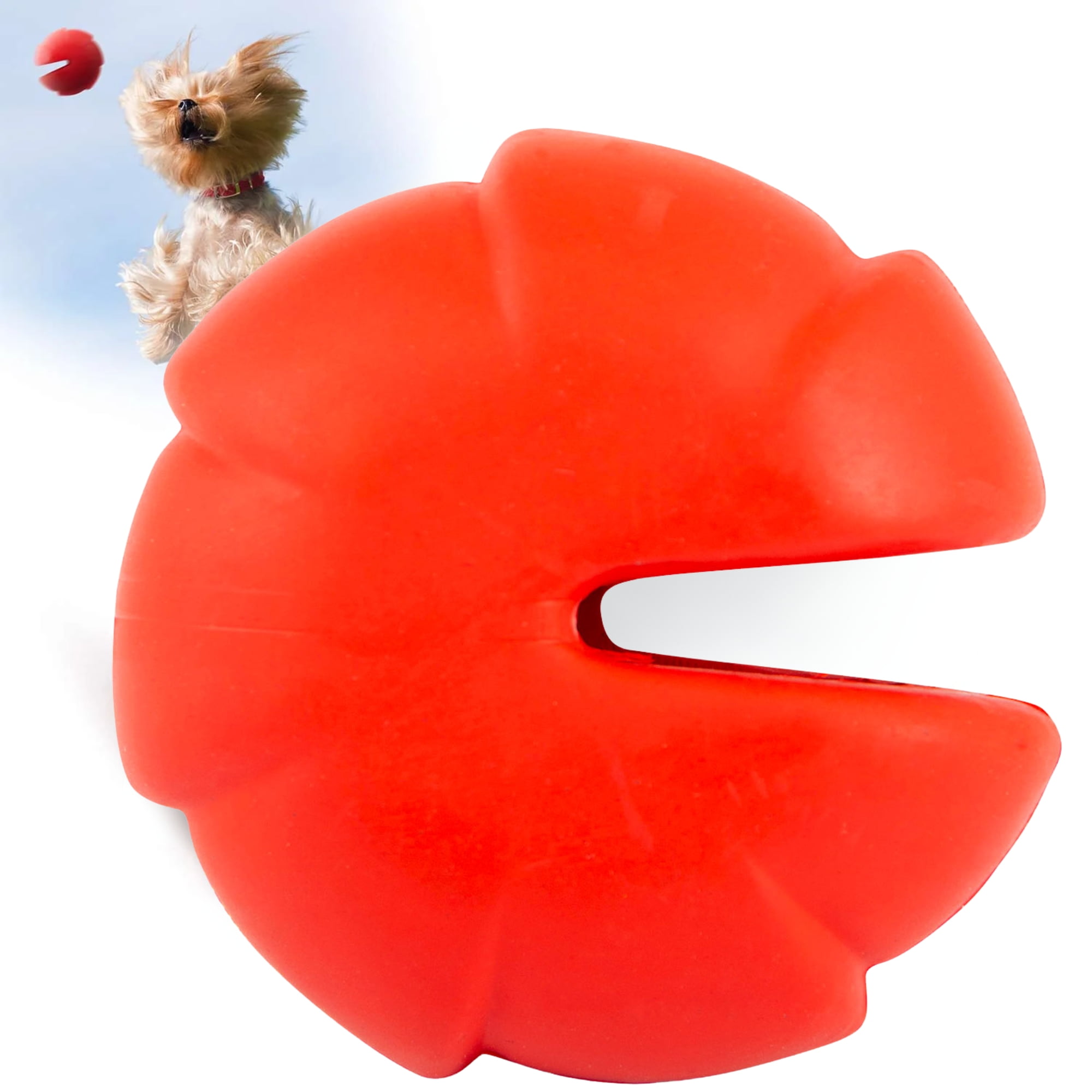 Jeffers Natural Rubber Dog Chew Toy, Millipede Shape, Extra Small, Red ...