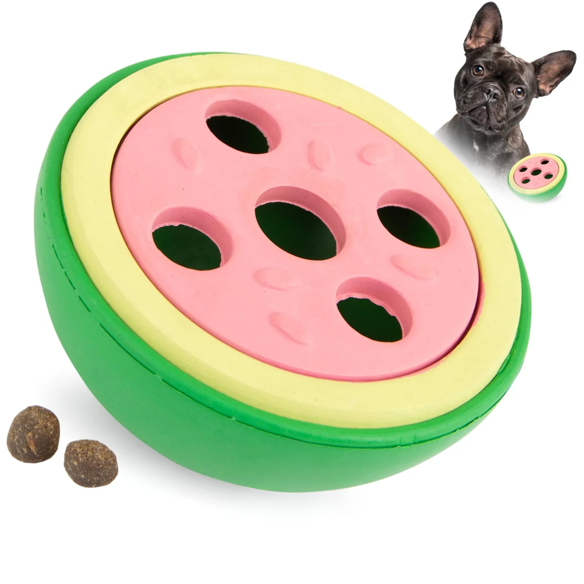 Jeffers Natural Rubber Dog Chew Toy Extra Small Watermelon – Durable ...
