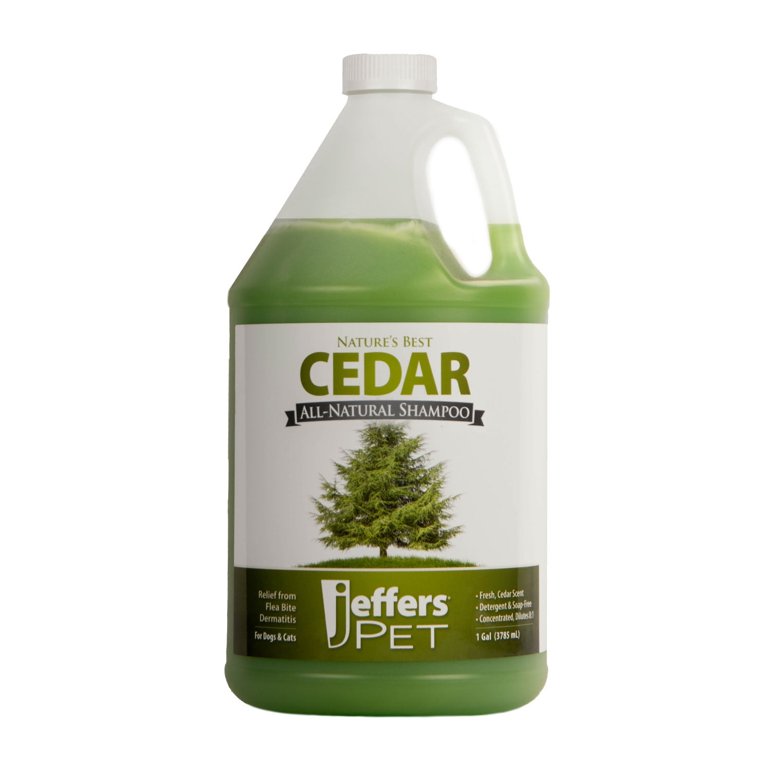 Jeffers Pet Nature’s Best Cedar All Natural Shampoo for Dogs & Cats ...