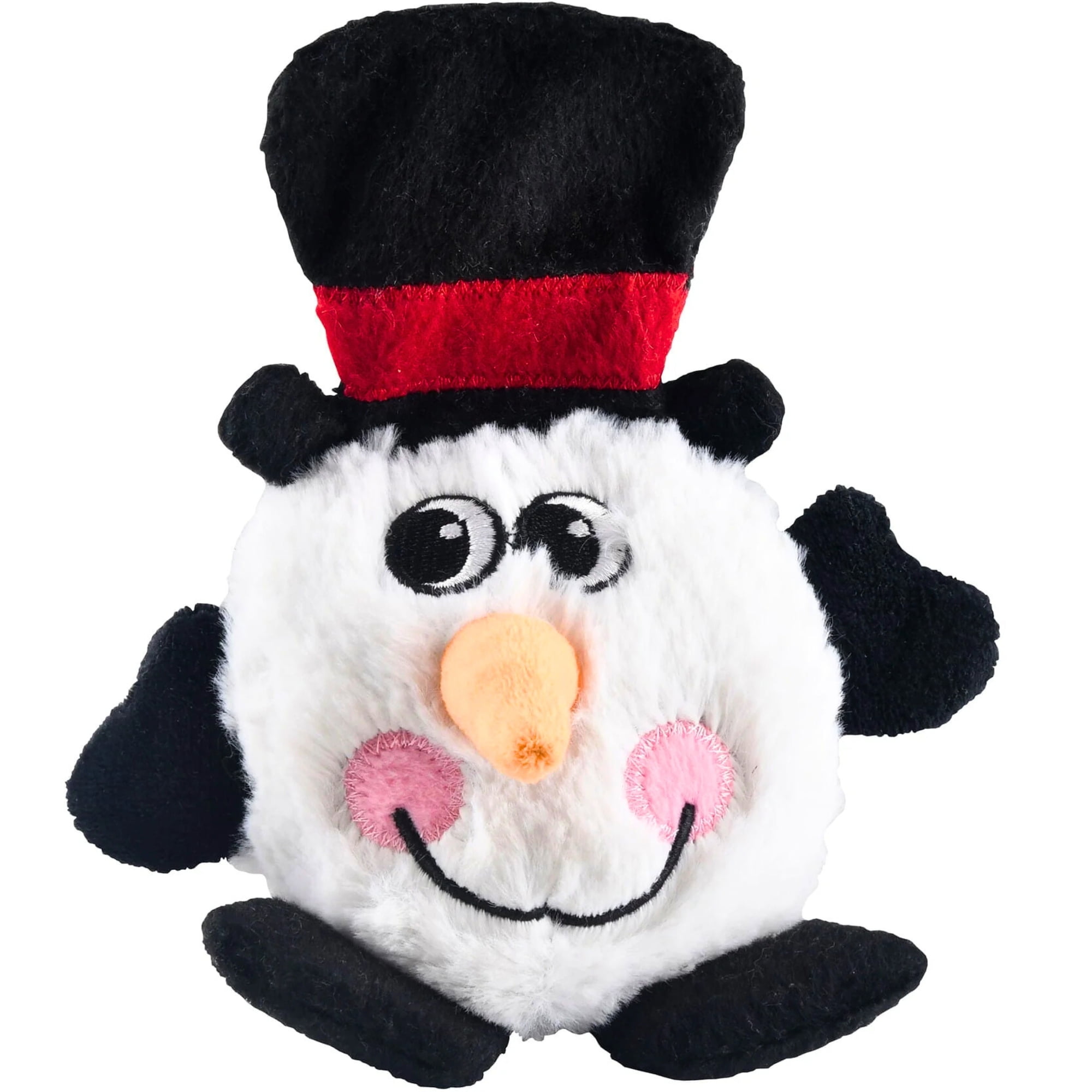 Jeffers Pet Plush Dog Toy with Squeaker, Christmas Snowman 6" - Soft ...